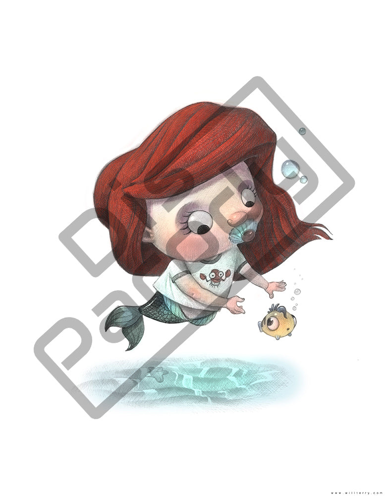 Little Ariel – Bucket Art