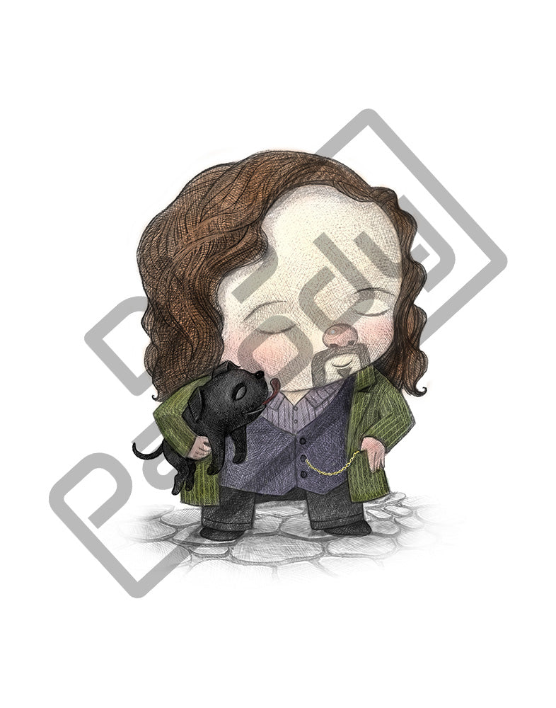 Silly Sirius Black – Bucket Art